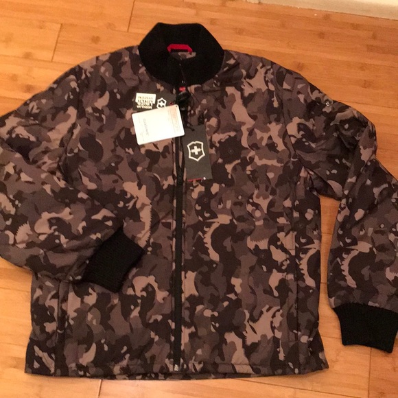 Victorinox | Jackets & Coats | Montreux Waterproof Camo Print Modular ...